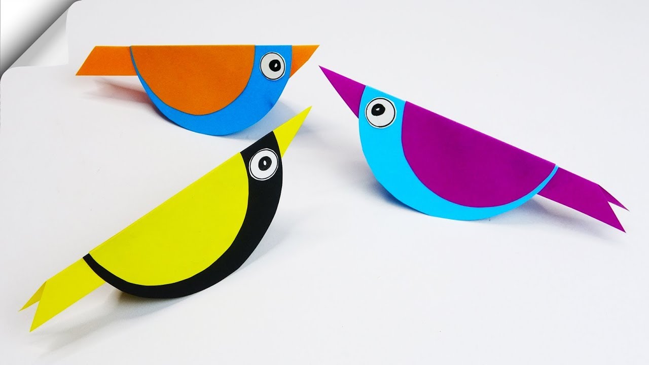 DIY Paper Toys Easy Paper Birds DIY Paper Crafts YouTube DIY Paper Toys Easy Paper Birds DIY Paper Crafts YouTube