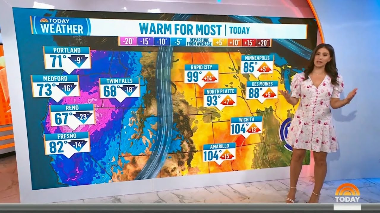 Angie Lassman With The Weather On Today Show For August 24 2024 Youtube