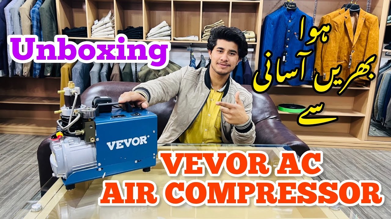 VEVOR AC Air Compressor for pcp airguns | UNBOXING | #bird #pcphunters ...