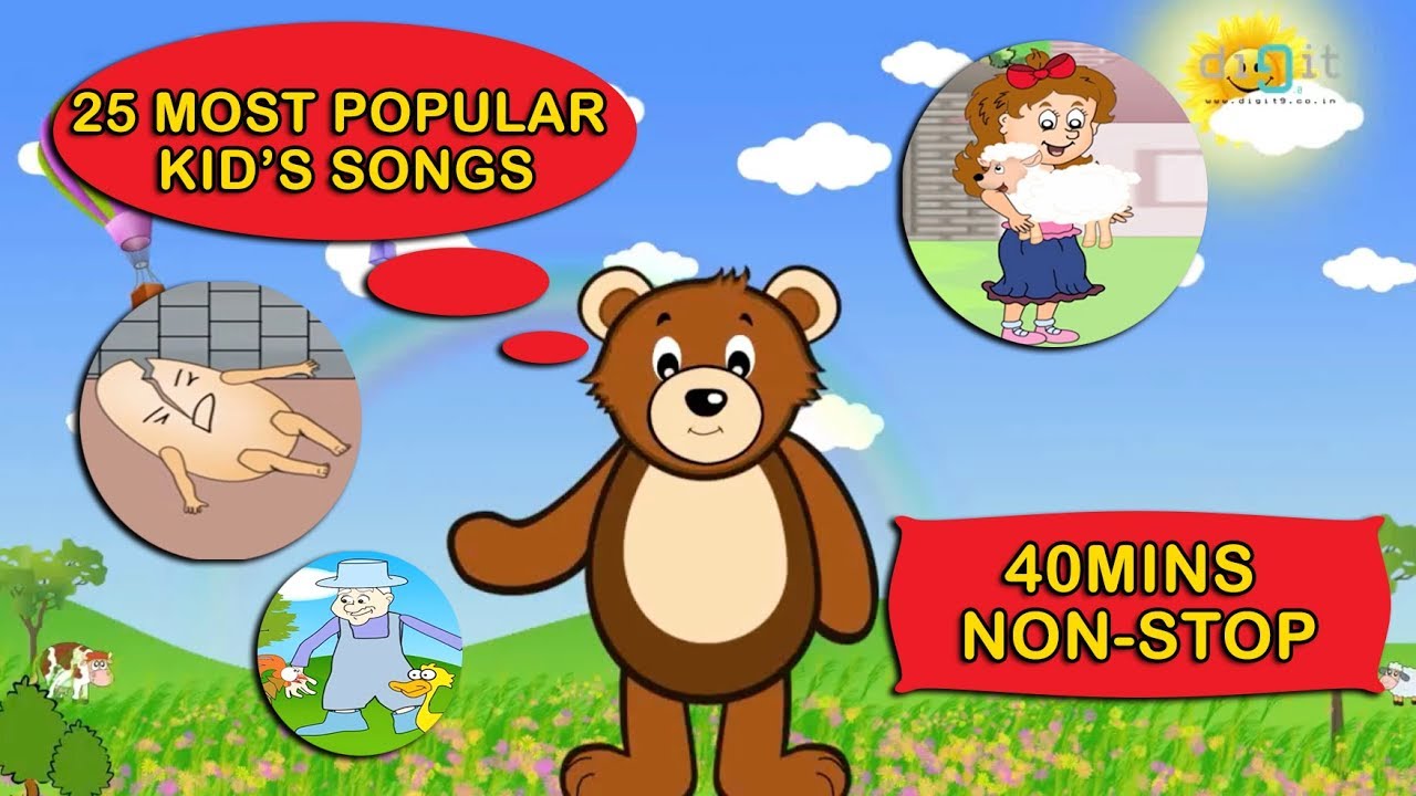 25 Most Popular Kid's Songs | Humpty Dumpty| Johny Johny | + More Kids ...