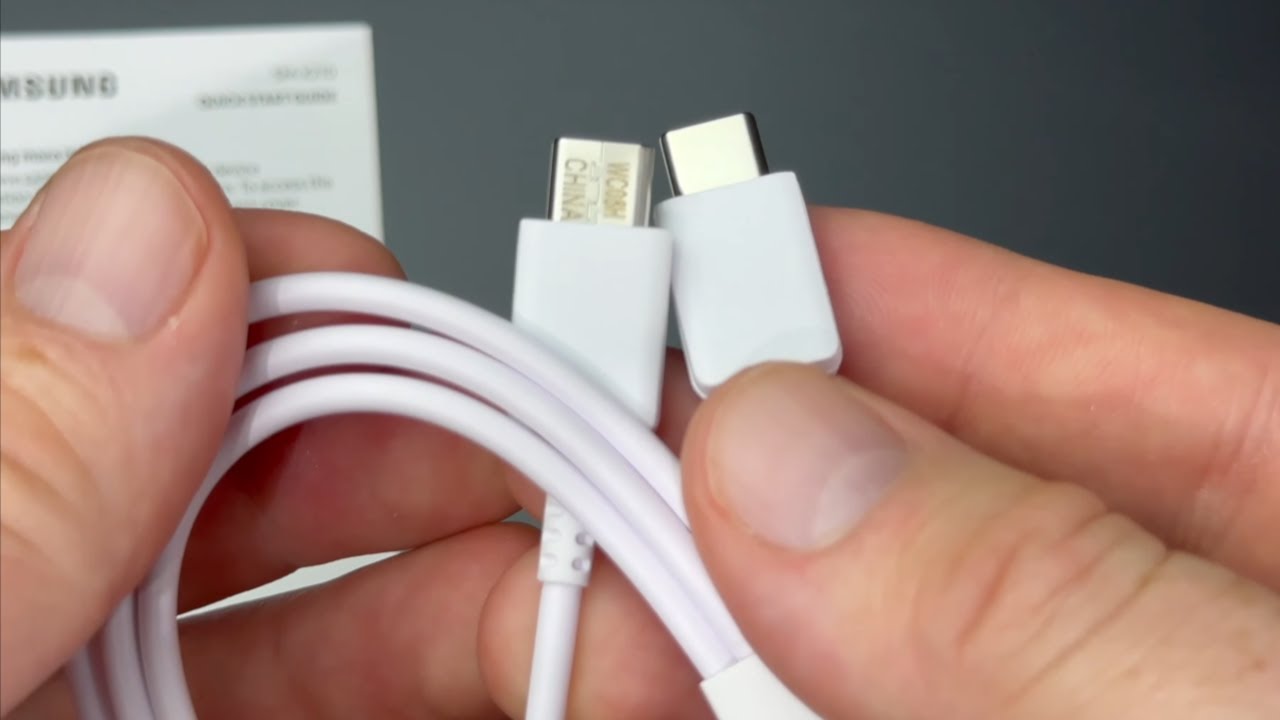 What USB Cable comes with Samsung Galaxy Tab A9+ - YouTube