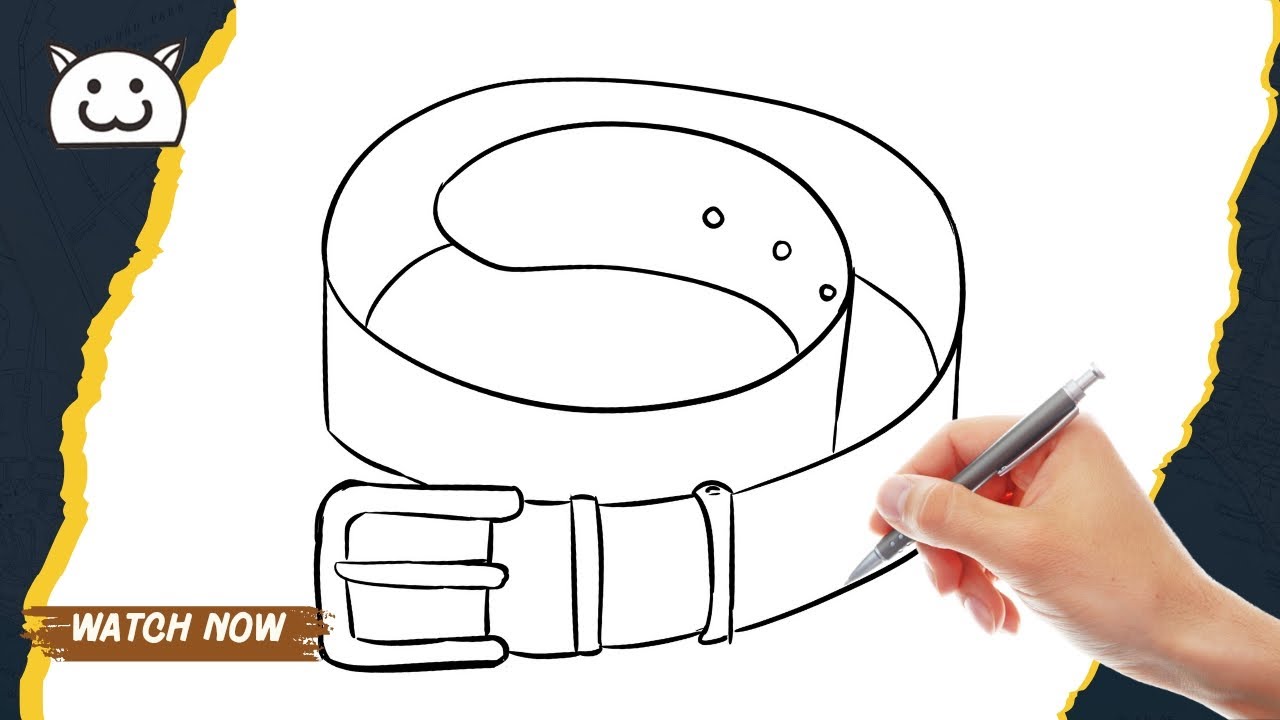 How to Draw Belt - YouTube
