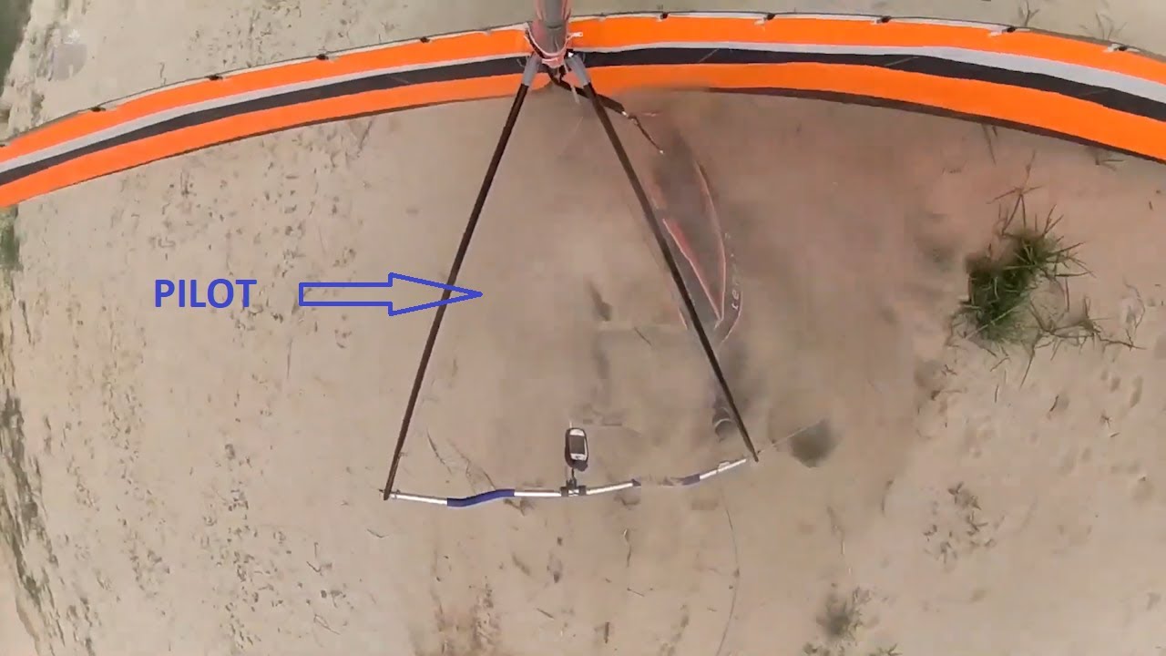 Amazing Hang Glider Pilot Crash Landed In The Sand | Gone Wrong - YouTube