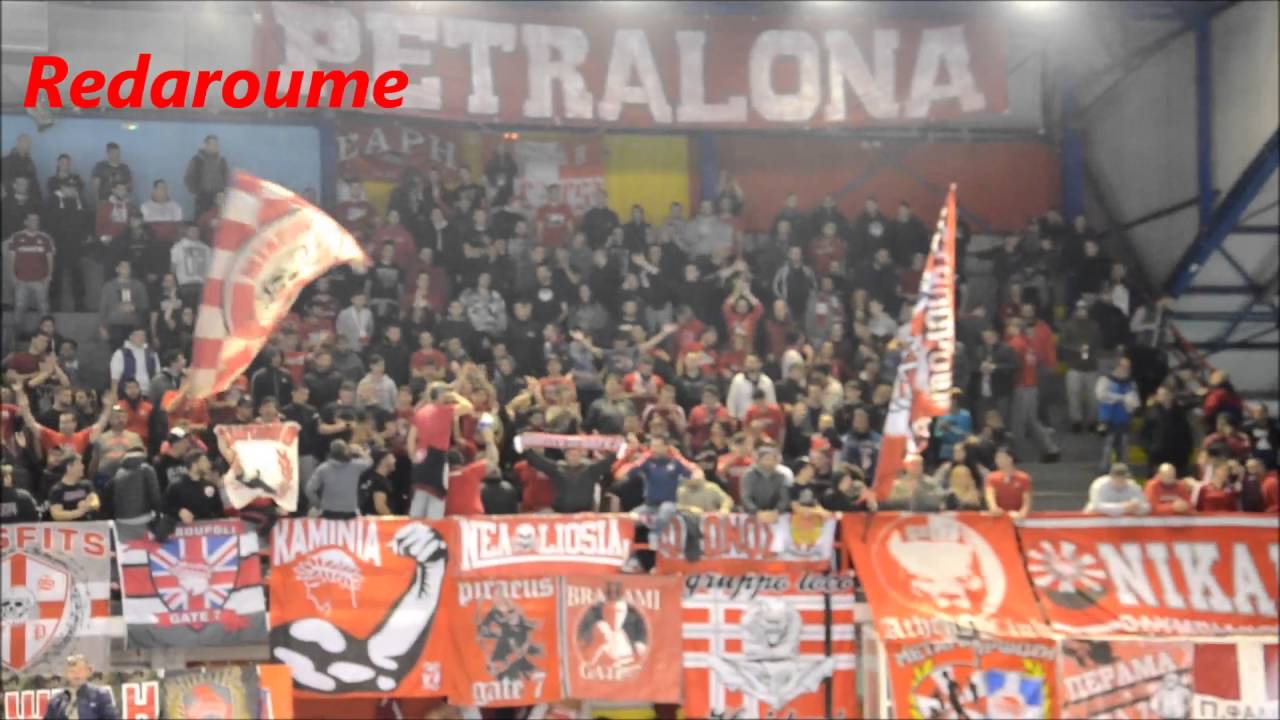 ΘΥΡΑ 7 Παπαστράτειο Ολυμπιακός- παο 2015-2016 - YouTube