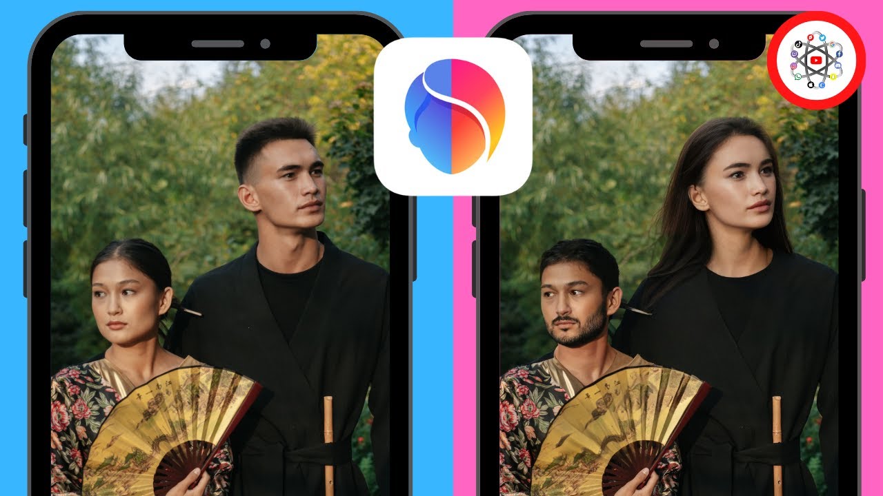 Filtre Homme / Femme TikTok (FaceApp) - YouTube
