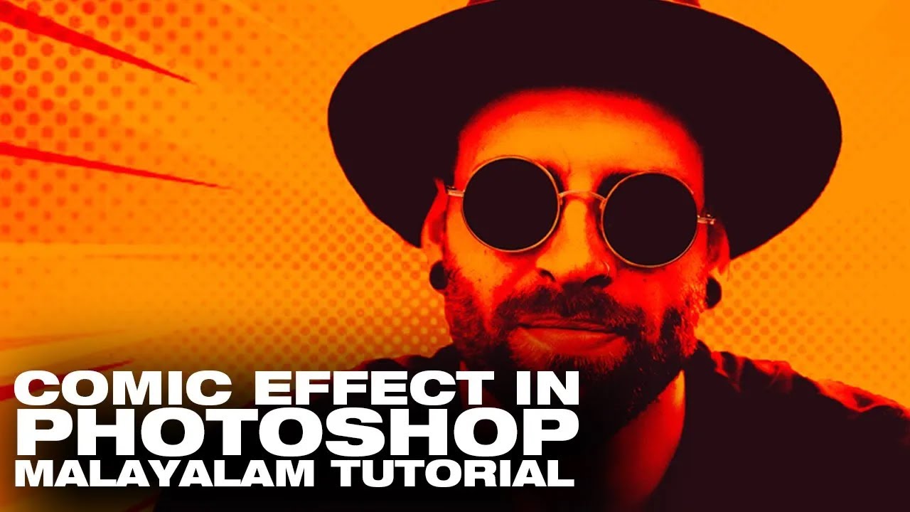 Comic Effect in Photoshop | Malayalam Tutorial | SQUEMIIO - YouTube