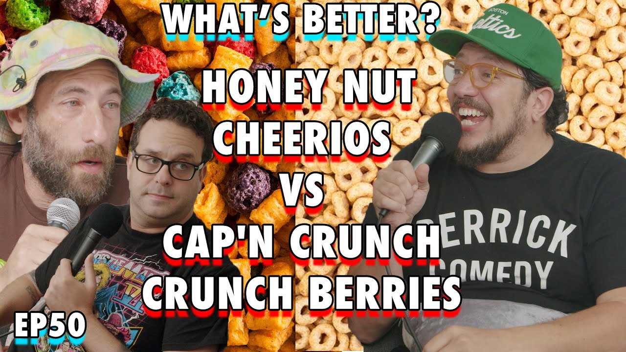 Honey Nut Cheerios vs Cap'N Crunch Crunch Berries with Ari Shaffir ...