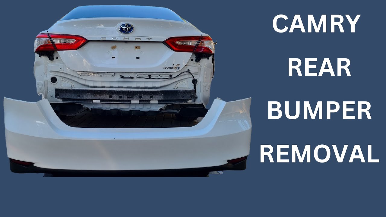 Toyota Camry 2019 Rear Bumper Removal - YouTube