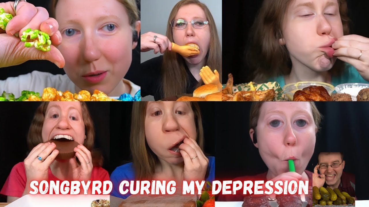 SONGBYRD asmr being the most AWKWARD mukbanger ever ft. uncle chuck ...