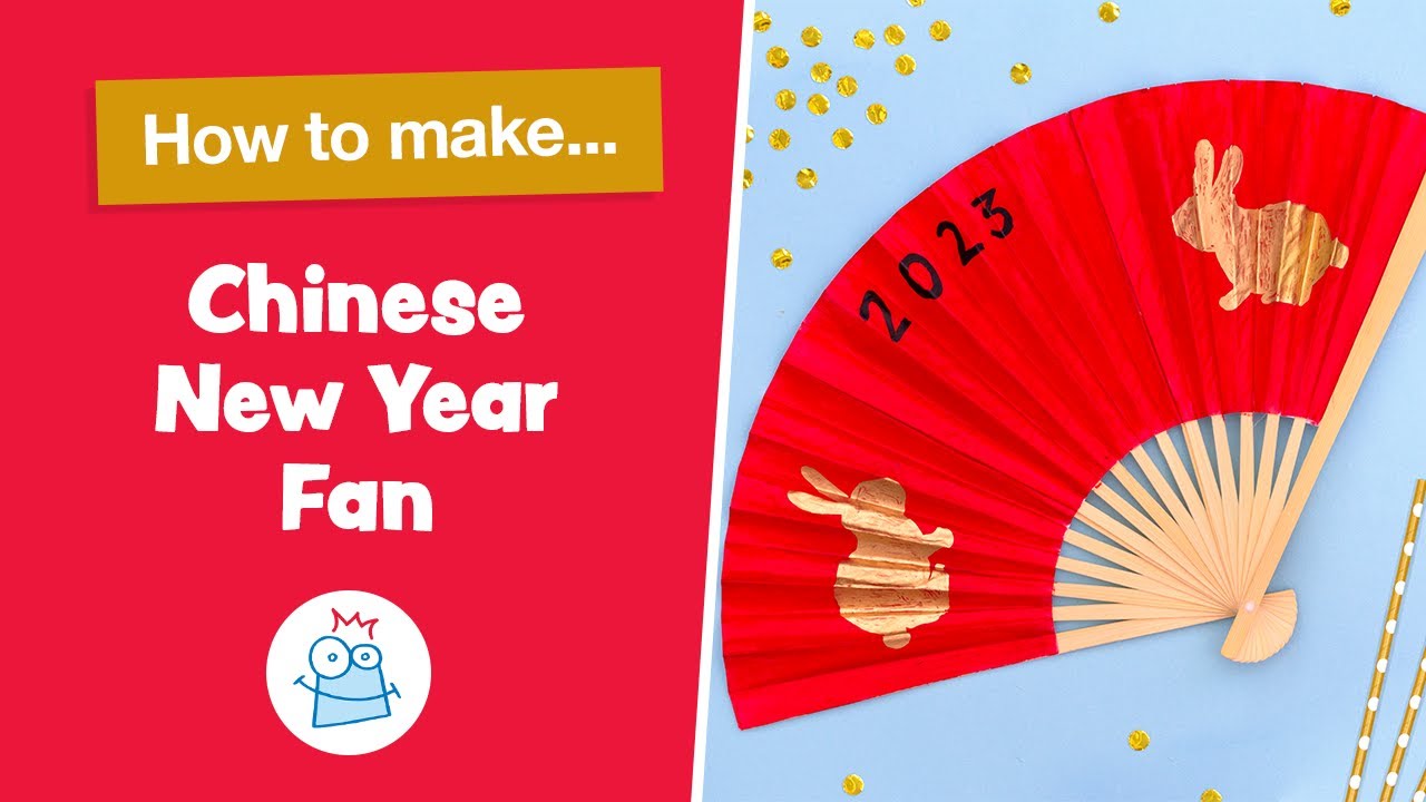 How to make a Year of the Rabbit Fan | Baker Ross - YouTube