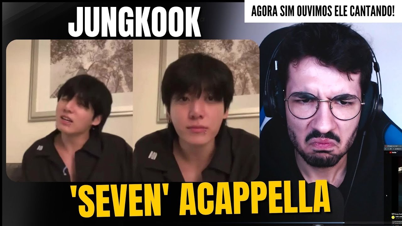 JUNGKOOK CANTA 'SEVEN' ACAPPELLA EM LIVE / Vocal Coach Reacts - YouTube