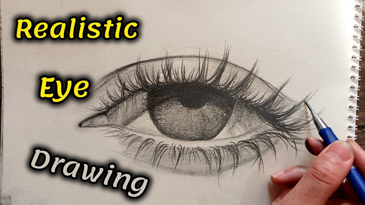 how to draw a realistic eye using pencils/ drawing tutorial for ...