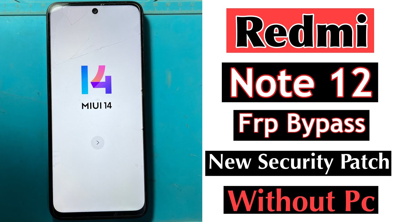 Redmi Note 12 Hard Reset Frp Bypass MIUI 14 | Without Pc | Redmi Note 12 Google Account Frp ...