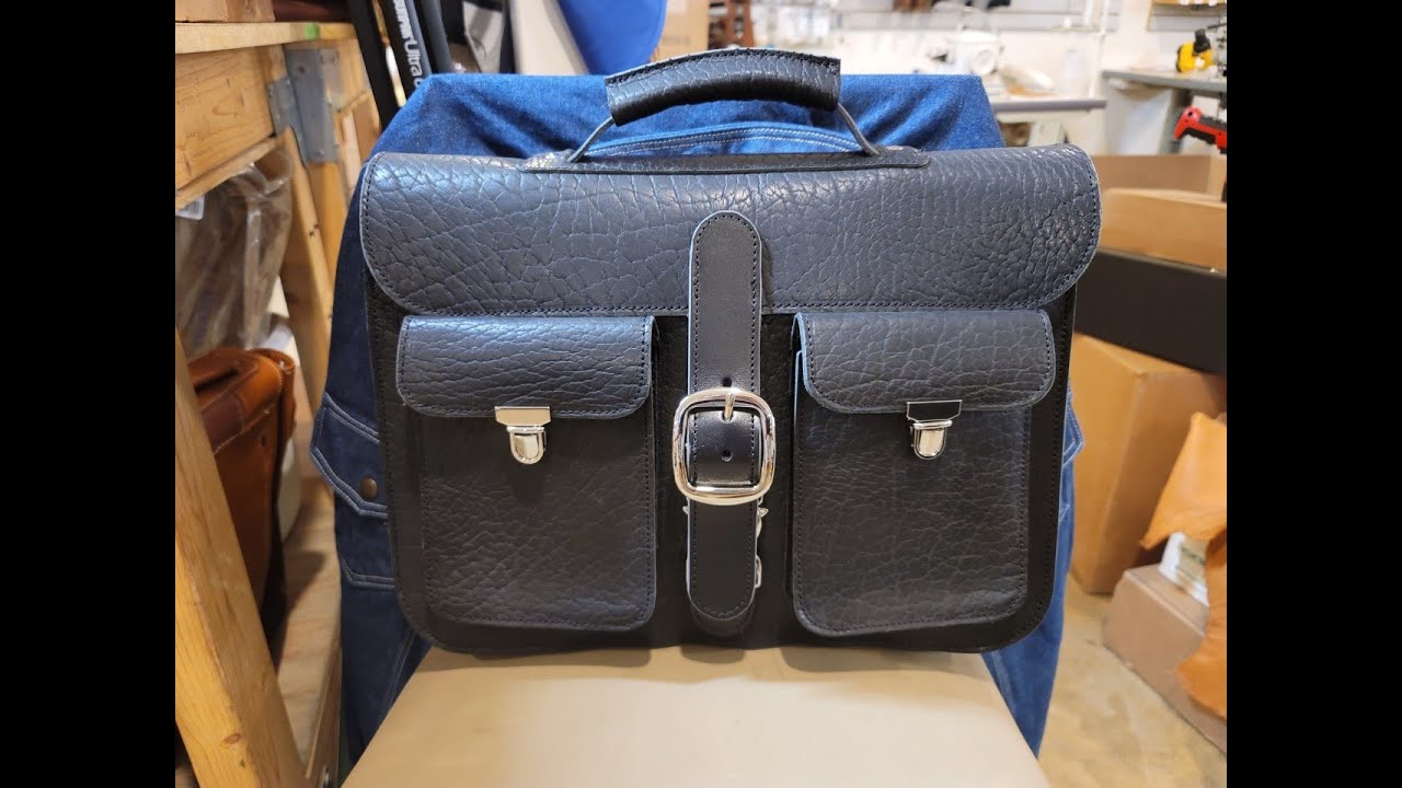 Making the soft sided briefcase part 4! Lets finish this! - YouTube