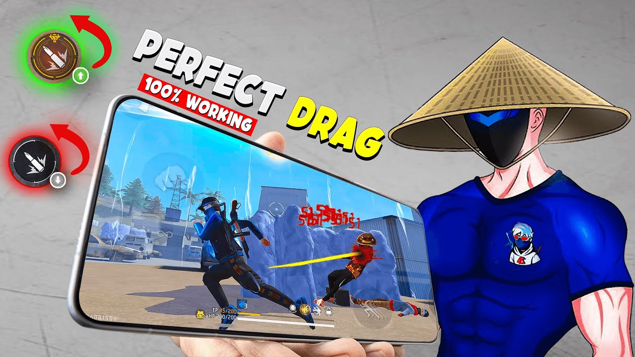 PERFECT [ Drag Technique ] 🤯 FOR HEADSHOTS | 100% Working DRAG FOR Aim ...