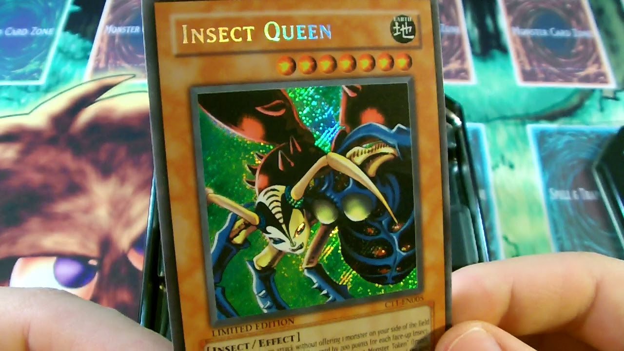Best Yugioh 2004 Insect Queen Tin Opening Ever! - YouTube