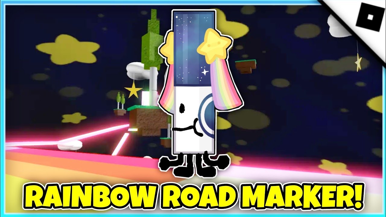 Find the Markers - How to get RAINBOW ROAD MARKER BADGE (ROBLOX) - YouTube