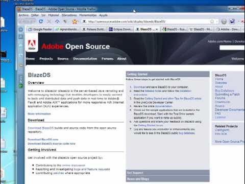 Introducion Flex3 y Java con BlazeDS, parte1 - YouTube