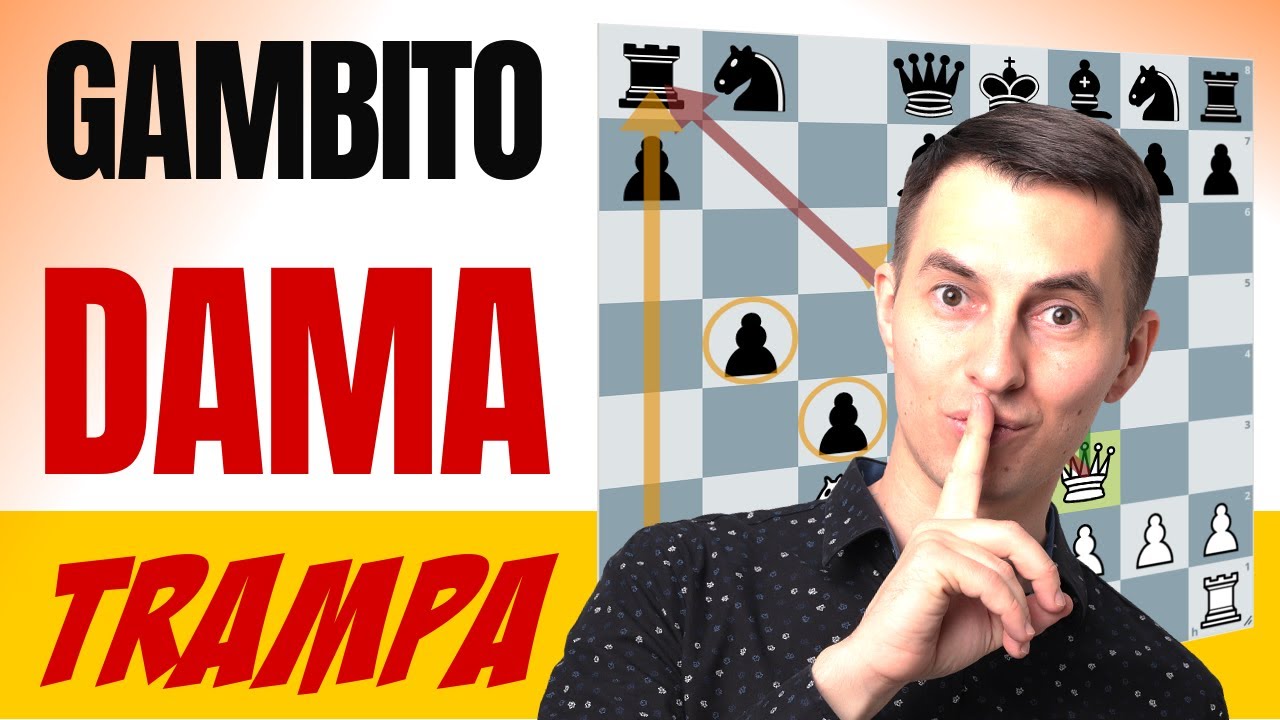 🕷️ ¡TRAMPA del Gambito de Dama que DEBES conocer! - YouTube