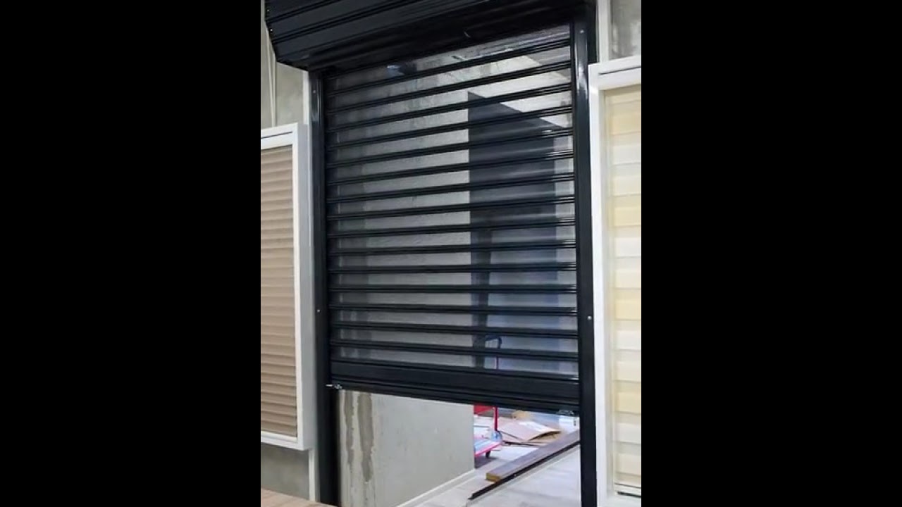 Rolltor - elektrischem Motorantrieb - YouTube