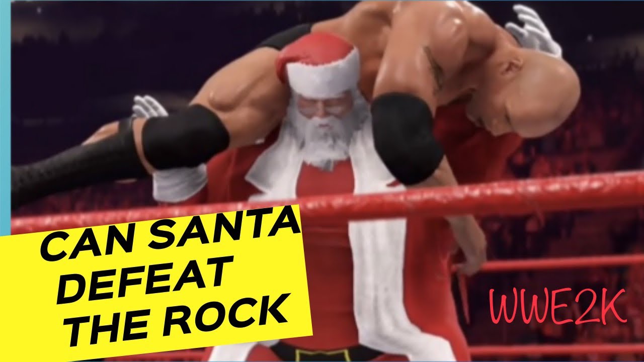 🎄Can “Santa” defeat “The Rock” - YouTube