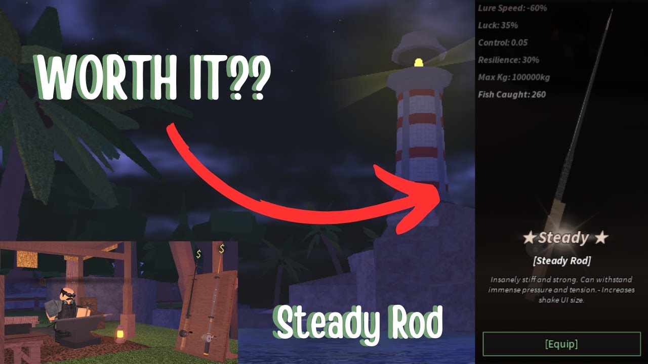 🎣STEADY ROD IS IT WORTH IT?🎣 FISCH (ROBLOX) - YouTube