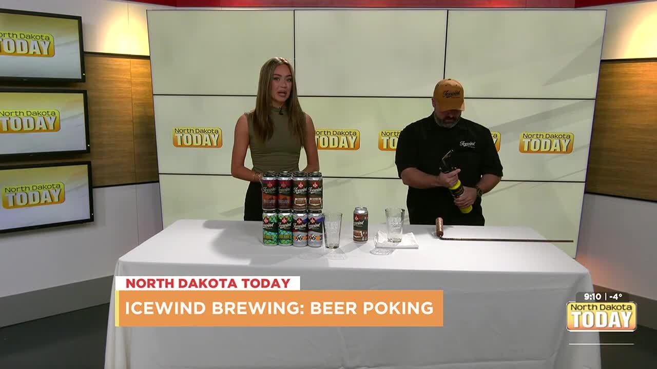 North Dakota Today - Beer Poking with Icewind Brewery - YouTube