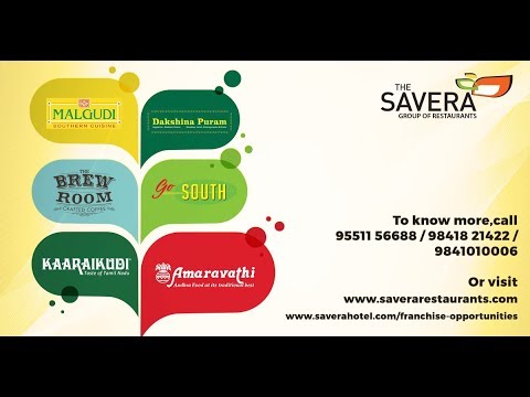 Restaurant Franchise Opportunities | The Savera Group | India & Abroad ...
