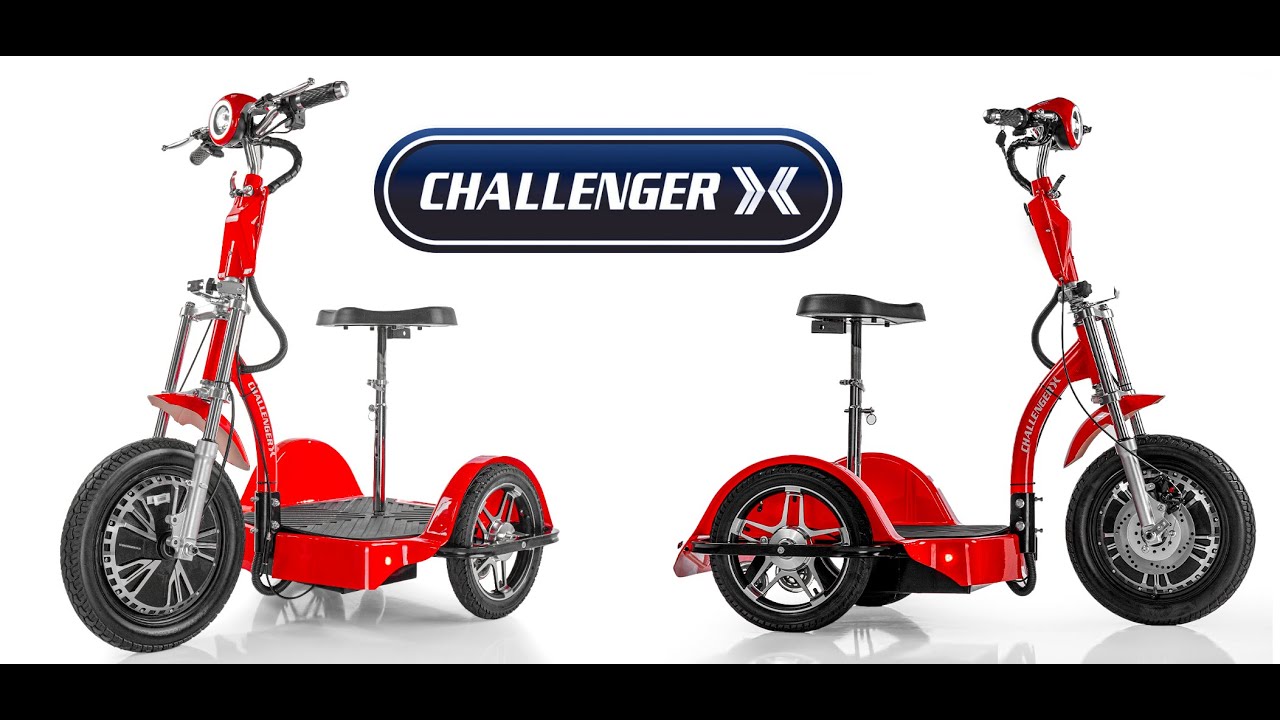 Challenger X Fast Recreational Electric Scooter - YouTube