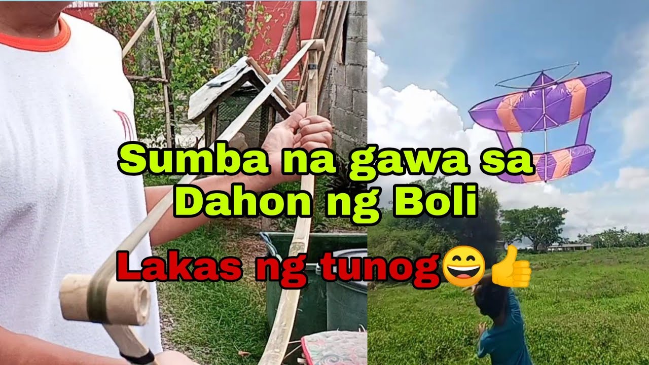 Tutorial a sound kite made of boli tree leaves / paano gumawa ng Sumba ...