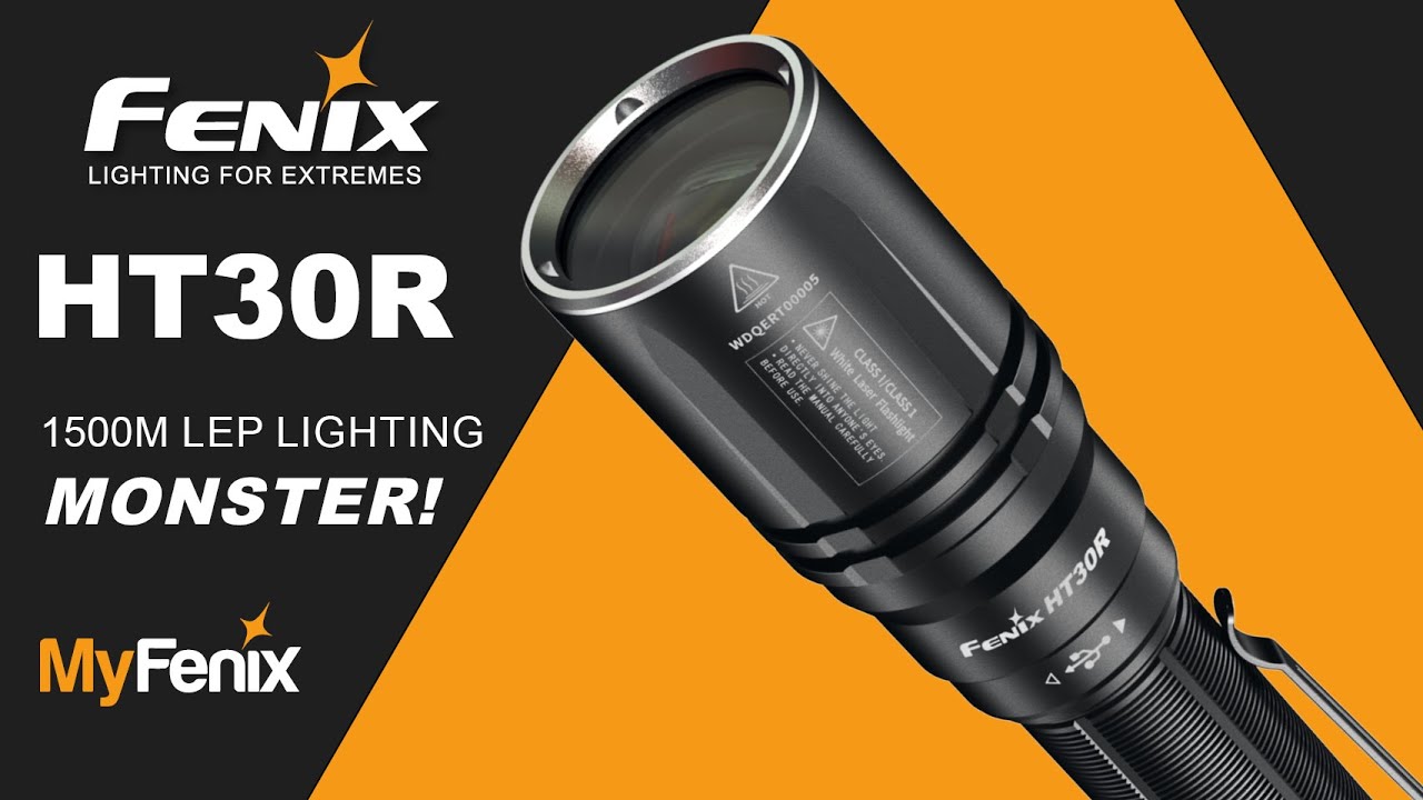 Fenix HT30R LEP Laser Torch - YouTube