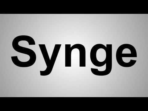 How To Pronounce Synge - YouTube
