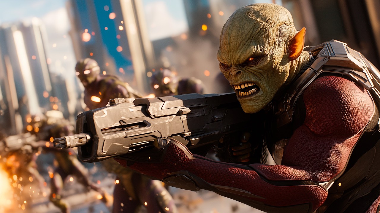 Skrulls attack! 500,000 Skrulls vs 800,000 Earthlings - Epic Battle ...
