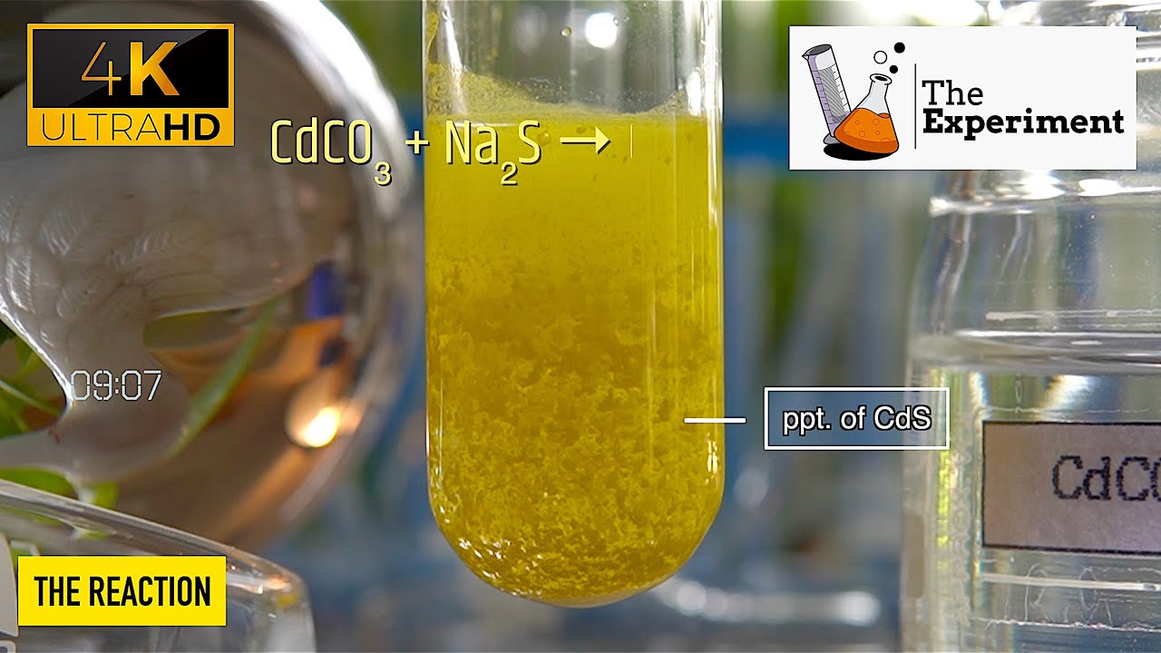 What happens when Sodium sulfide (Na2S) and Cadmium carbonate (CdCO3 ...