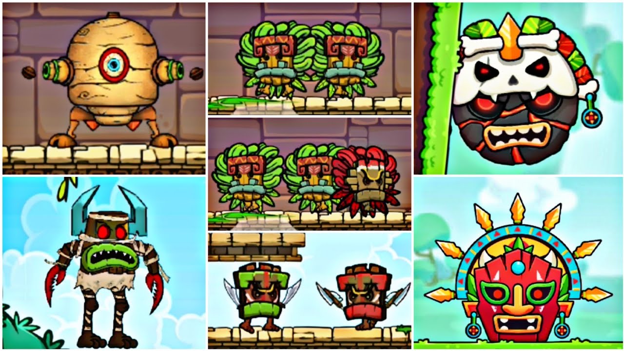 Blue Ball 11 Vs Ball Hero : Into the Jungle - Fight All Bosses - YouTube