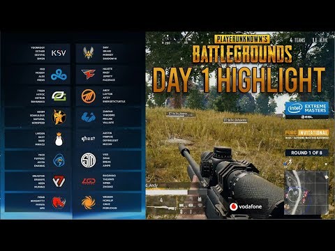 Day 1 Highlight - ESL PUBG Katowice 2018 (Game 1-4 of 8)