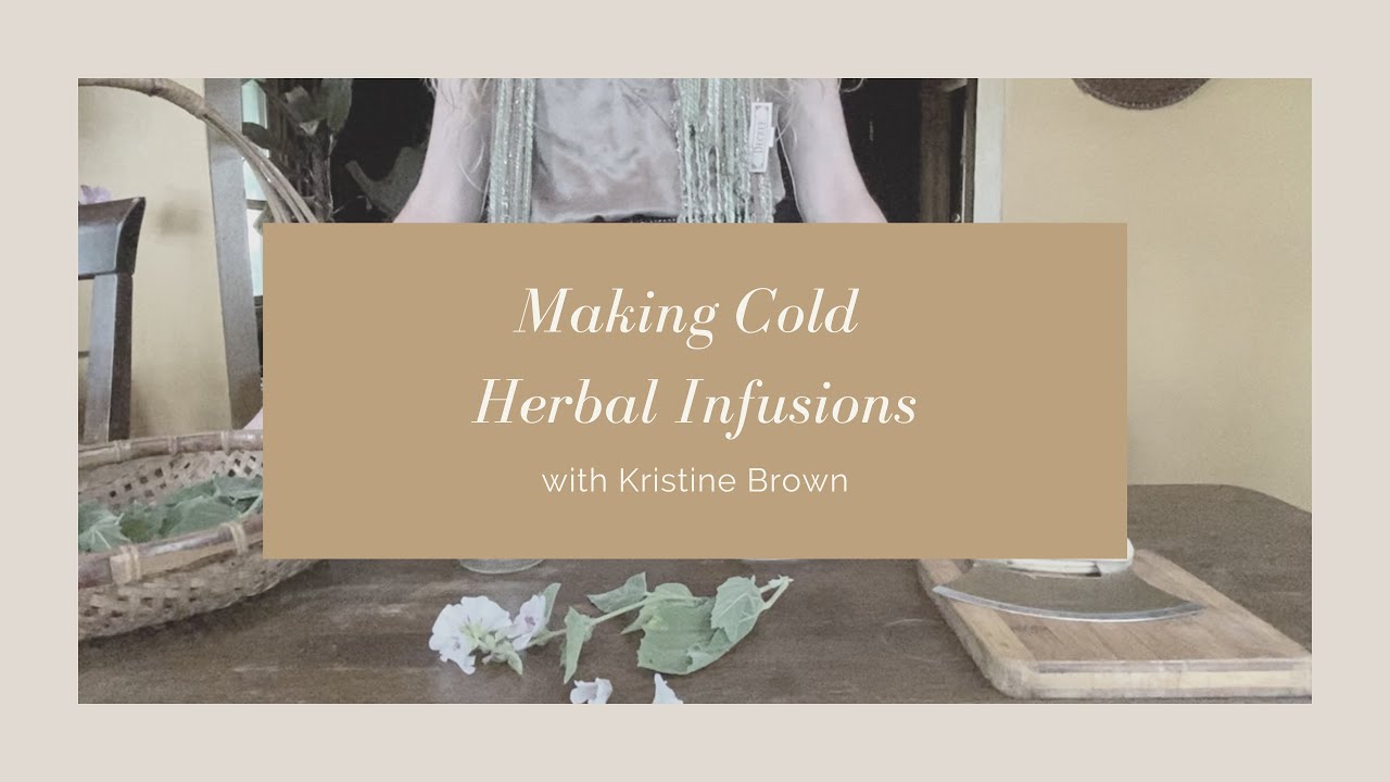 Herbalism for Kids - How to Make Cold Water Herbal Infusions - YouTube