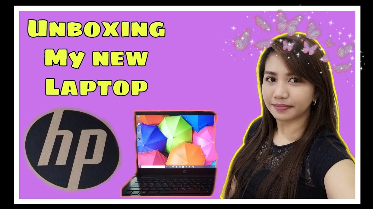 UNBOXING MY NEW HP LAPTOP & SET UP - YouTube