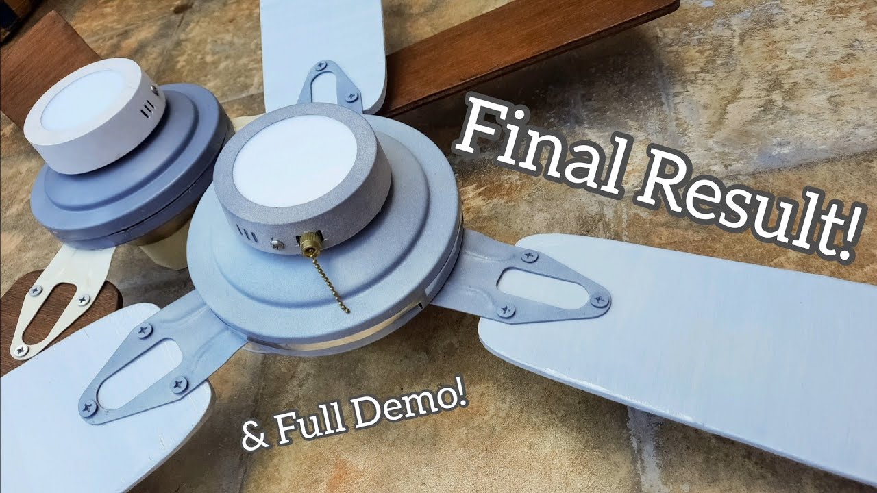 Custom Designed 42" Decorative Ceiling Fan, Full Demo | Building a ...