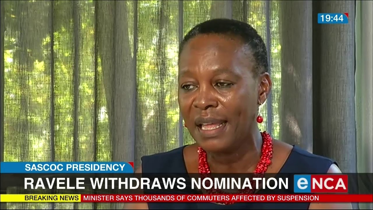 Ravele withdraws from Sascoc presidency run - YouTube