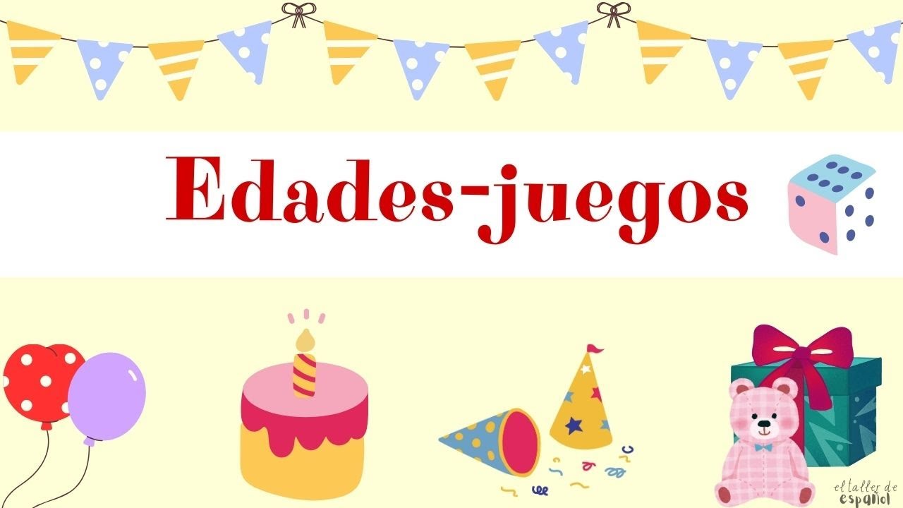 ¿Cuántos años tienes? | Juego interactivo para practicar edades - YouTube