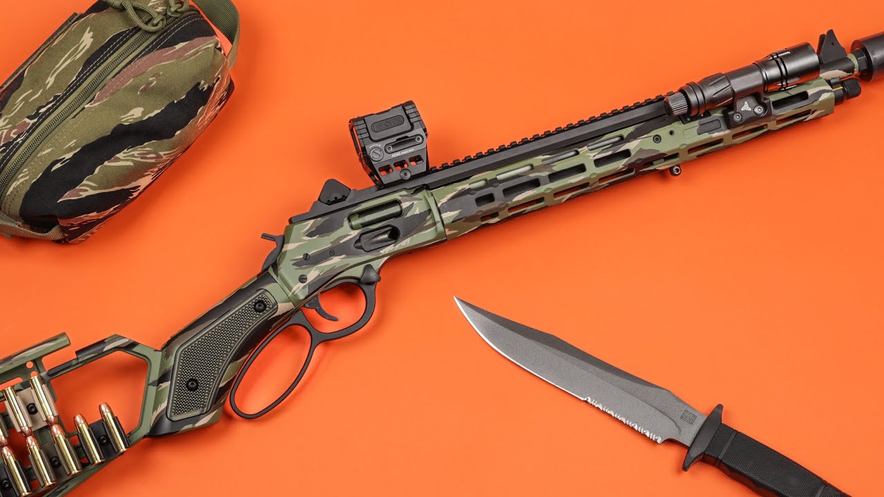 Modern Lever Action Henry Big Boy X By Mad Pig Customs - YouTube