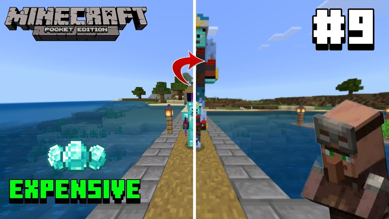 #9 Building something Expensive | Minecraft Survival | MCPE | Pocket ...