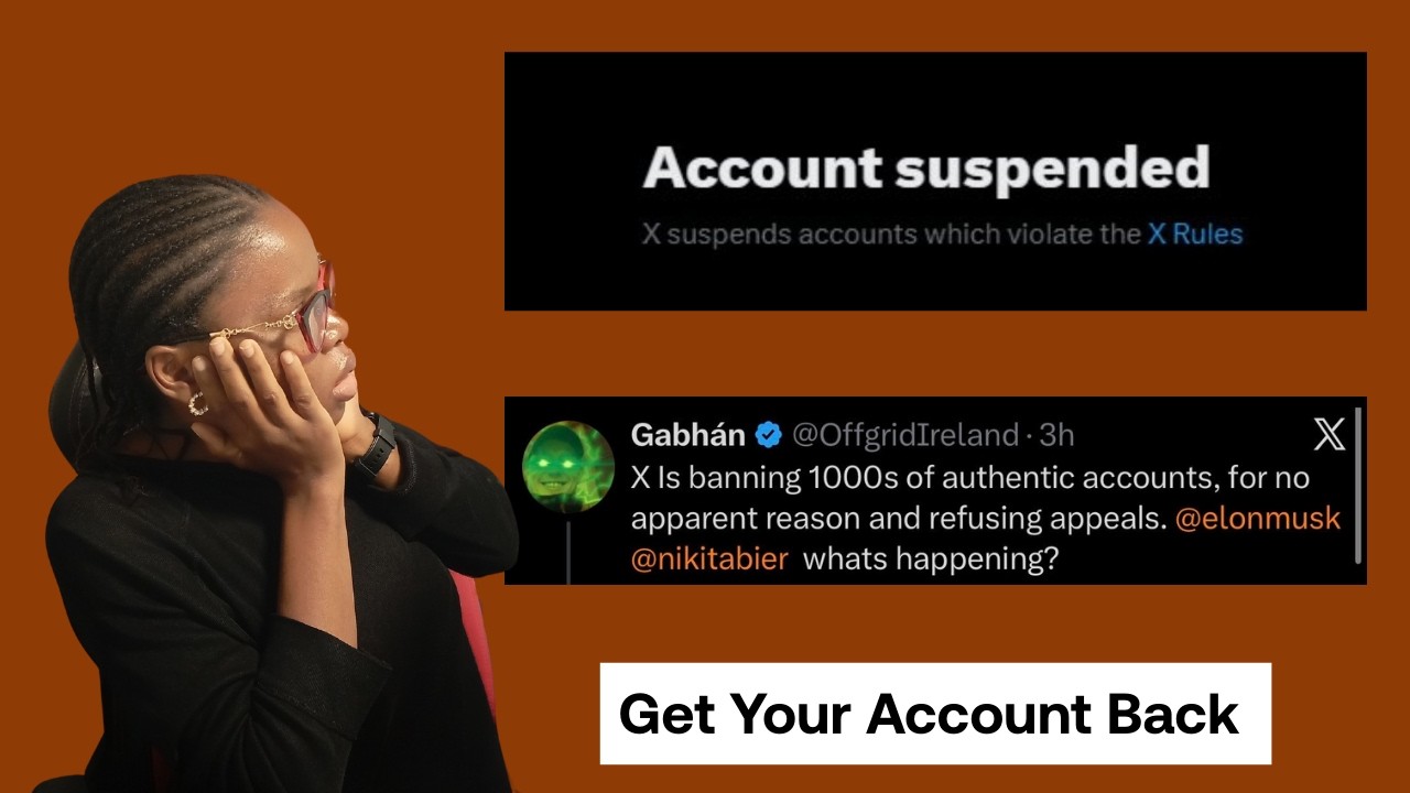 X Account Has Been Suspended | New Method To Recover Suspended Twitter ...