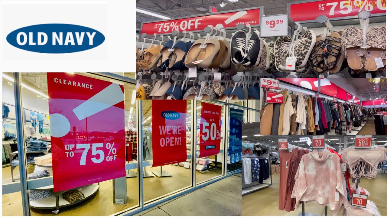 💙🛍OLD NAVY CLEARANCE SALE | STORE WALKTHROUGH SHOP WITH ME MOMSHOP TV ️ ...