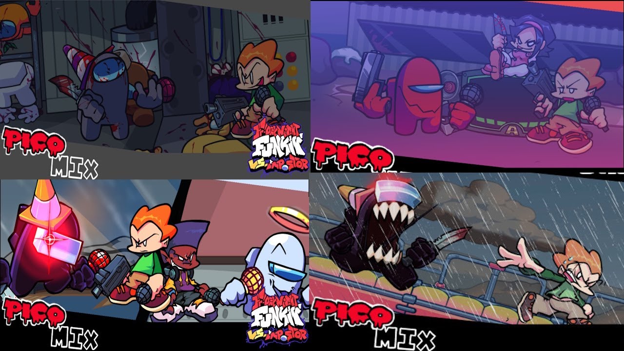 Frkiday Night Funkin' - Vs Impostor Pico Mix (FNF MOD) - YouTube