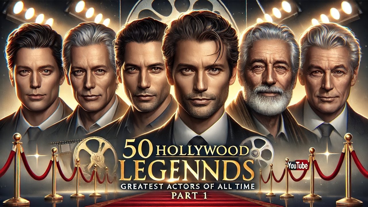 The Legends of Hollywood: 50 Greatest Actors of All Time (Part-1) - YouTube