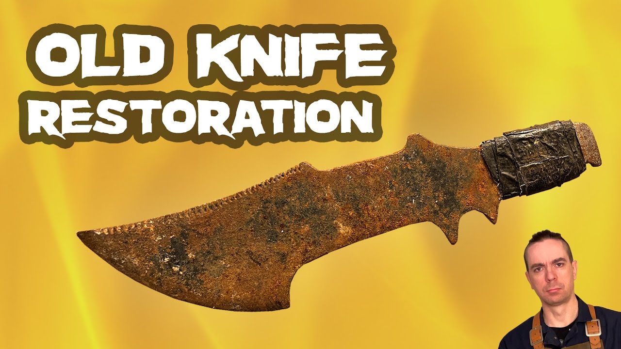 Restoration and Repair of an Old Rusted Knife - YouTube