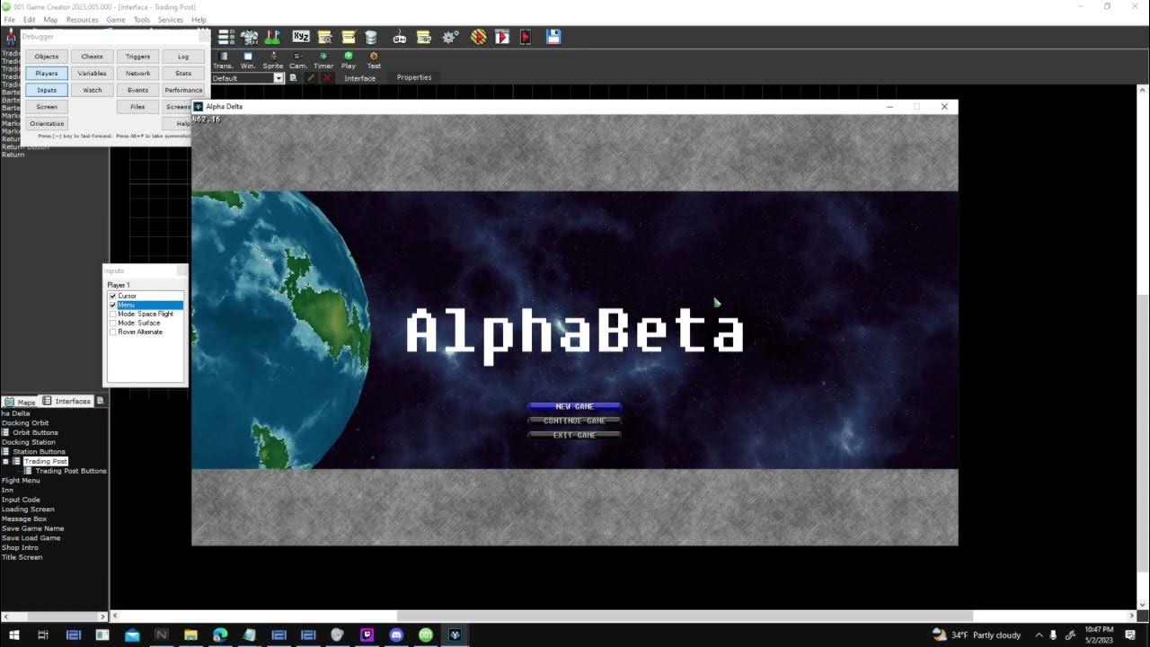 Making a Space Game (Live Gamedev with 001 Game Creator) - Part 2 - YouTube