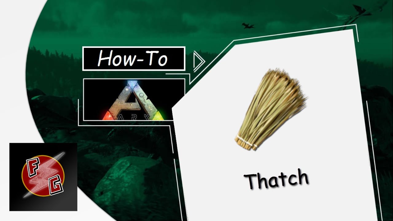 ARK: Survival Evolved - HOW TO GATHER THATCH! (Gameplay) - YouTube